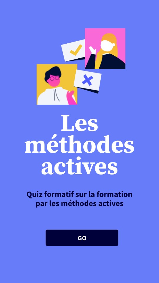Méthodes actives quiz mobile | Genially