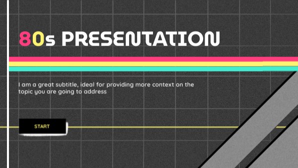 80s Presentation | Genially