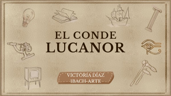 Presentación Conde lucanor