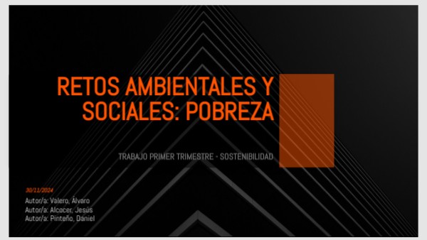 Retos ambientales y pobreza