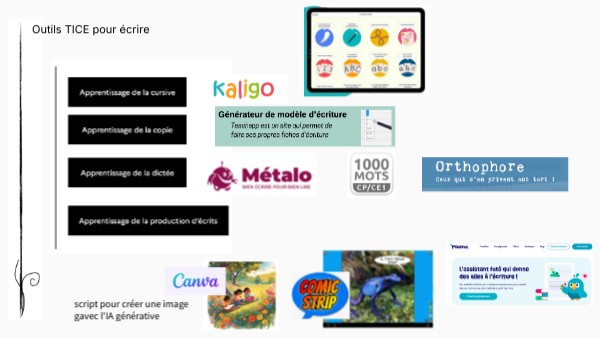 Tice - outils pour écrire