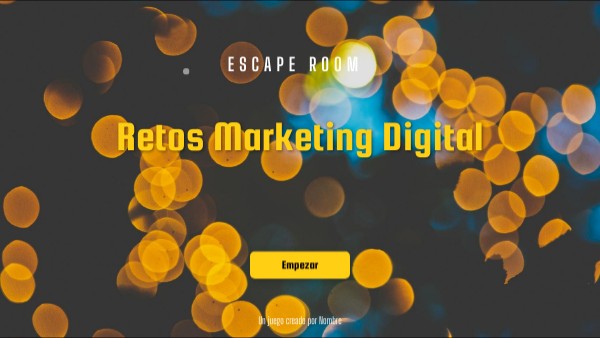 Escape Room Marketing Digital