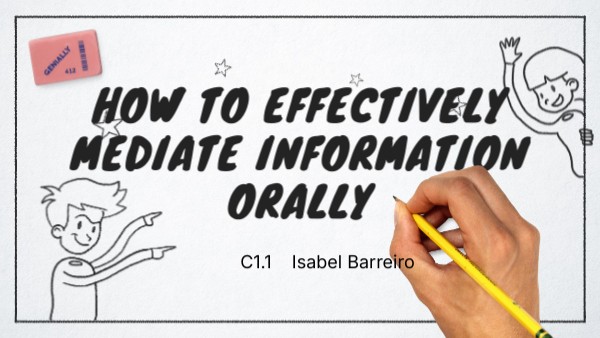 how to mediate a text orally | Genially