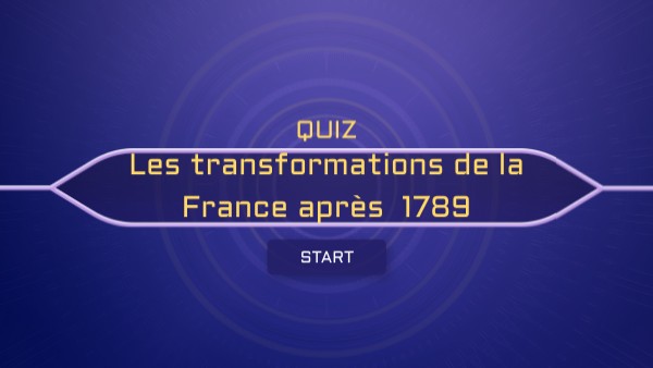 Quiz les transformations de la France sous la République