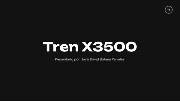 Invento Tren X3500 | Genially