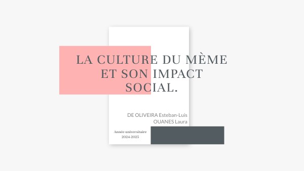 Les mèmes | Genially