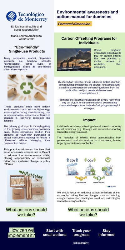 Environmental awareness and action manual for dummies | Genially