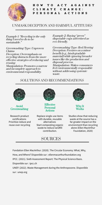 Evidence 2: Environmental awareness and action manual for dummies