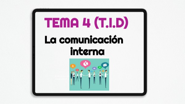 Comunicación interna | Genially