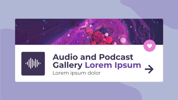 Galerie audios et podcasts | Genially