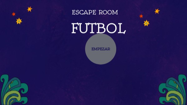 Escape room Futbol | Genially