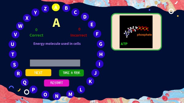 The cell alphabet game - 1st ESO | Genially