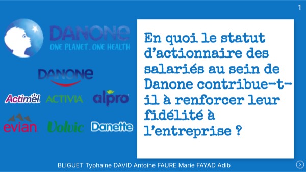 Fils rouge - Danone | Genially