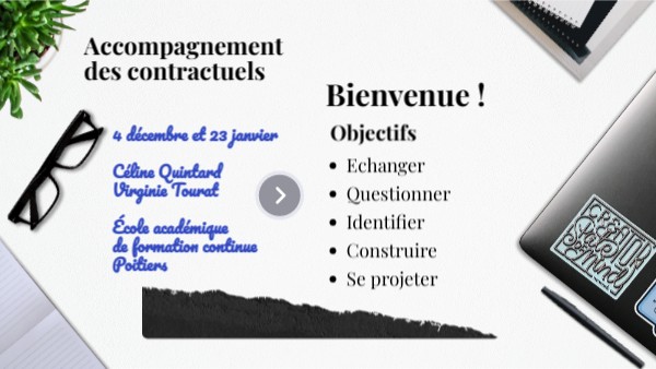 Accompagnement des contractuels 2024-2025 | Genially