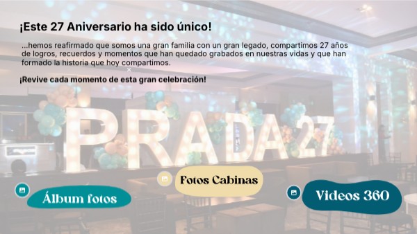 ¡Prada 27 aniversario! - Revive cada momento de esta gran celebración