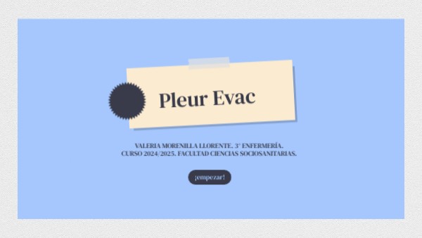 Pleur Evac