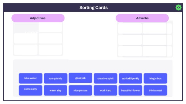 Sorting Cards