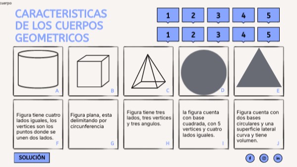caracteristicas de los cuerpos geometrivos | Genially