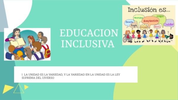 una ecuela inclusiva | Genially
