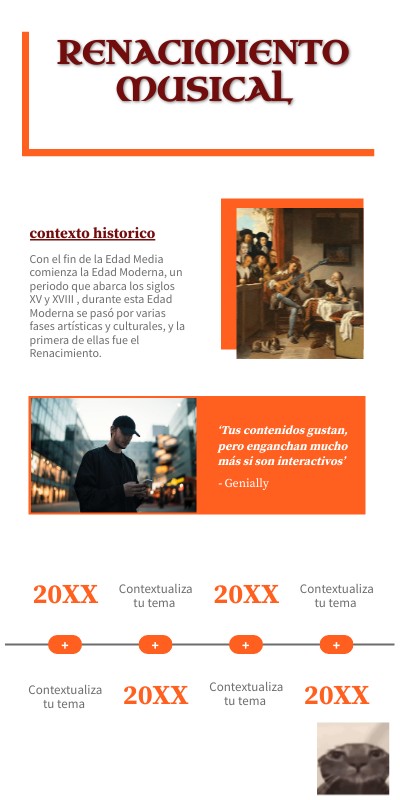 Infografía renacimiento musical | Genially