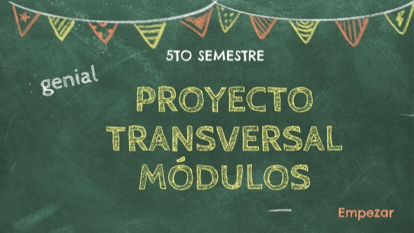 PROYECTO TRANSVERSAL