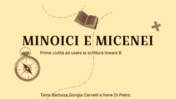 Minoici e Micenei