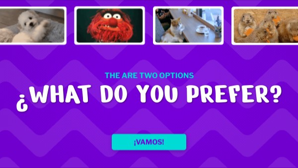 Juego qué prefieres | Genially