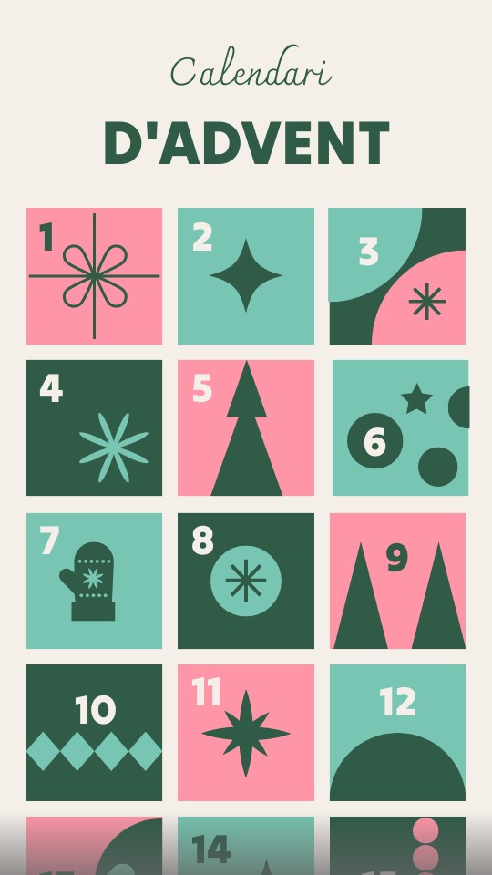 Calendari d' ADVENT