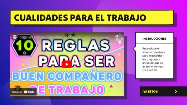 Cualidades de trabajo | Genially