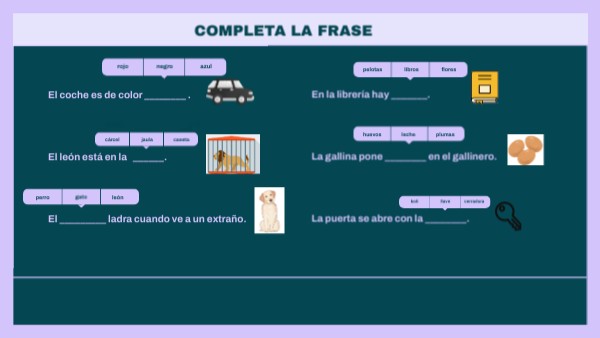 Completar la frase