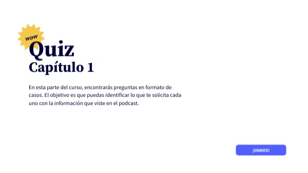 Quiz - Capítulo 1 | Genially