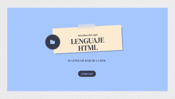 Lenguaje HTML