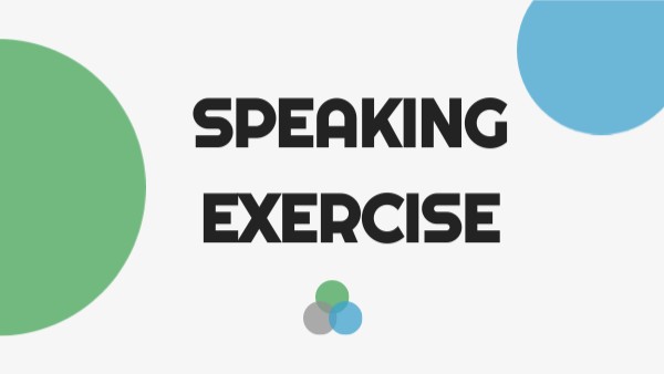 Speaking Task