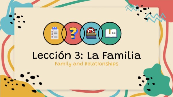 Spanish 1 L3 Overview