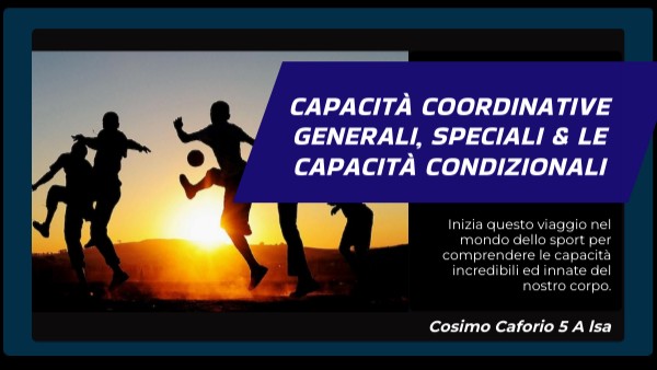 Cosimo Caforio Scienze Motorie