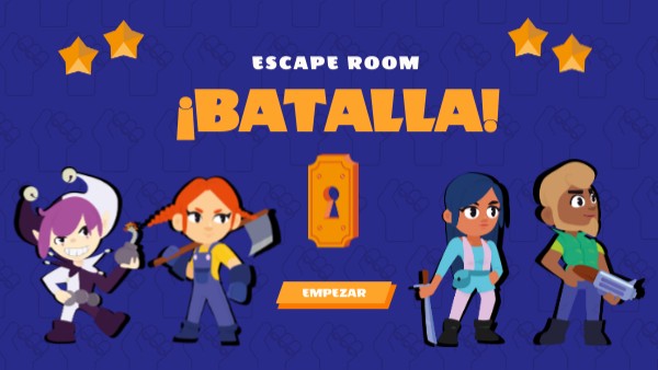Escape room ¡Batalla! | Genially