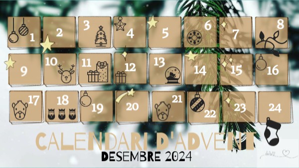 2024 - De3a12 - CALENDARI D'ADVENT - Casa
