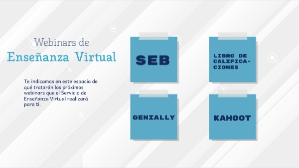 Webinars de Enseñanza Virtual