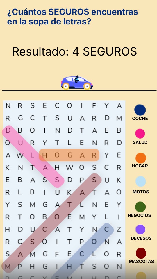 Promocionado Móvil - SOPA DE LETRAS | Genially