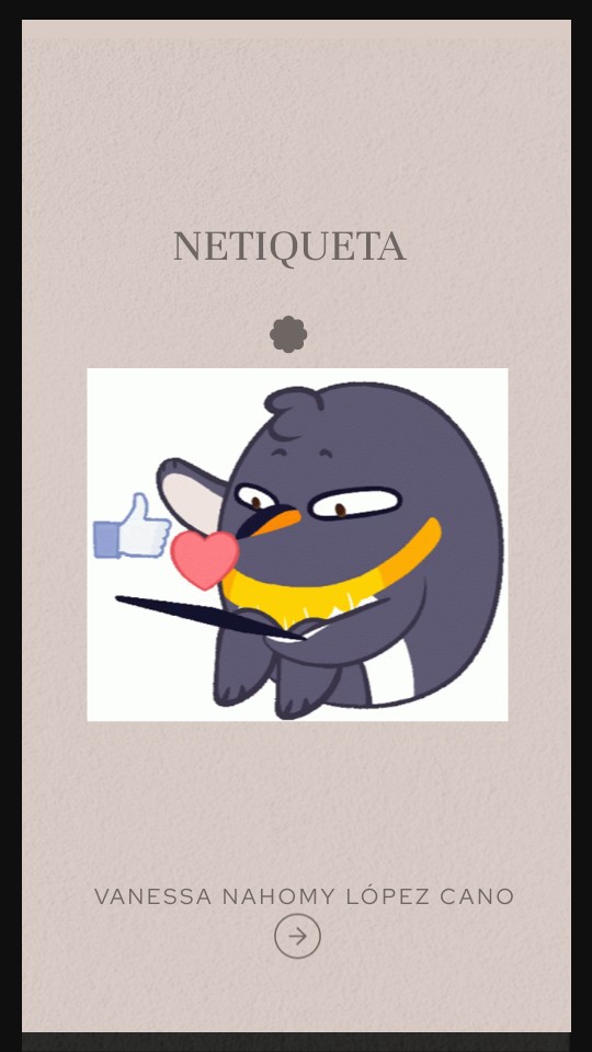 Micrositio- Netiqueta