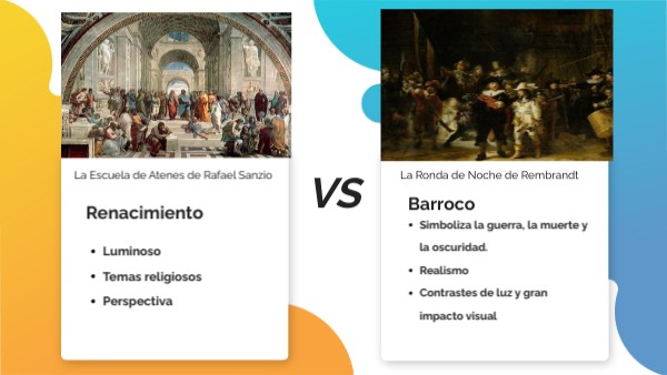 Renacimiento vs. Barroco