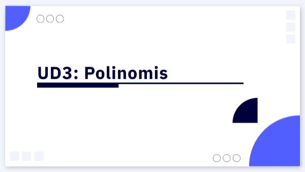 UD3: Polinomis 24-25