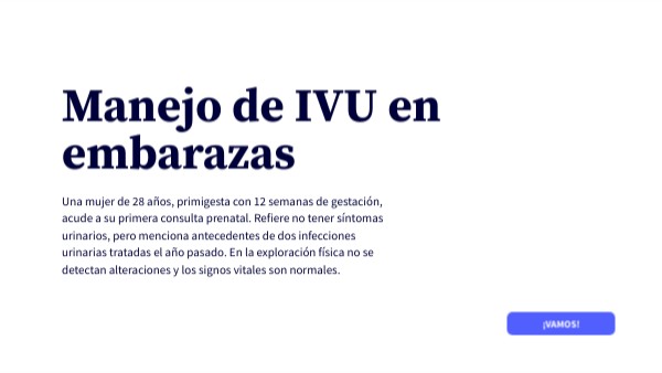 IVU Embarazo | Genially