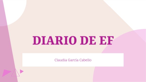 DIARIO EF | Genially