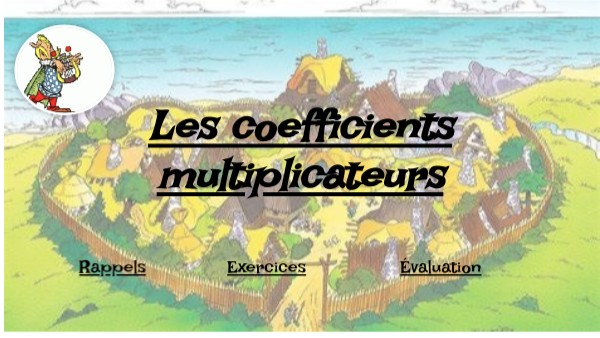 Coefficients Multiplicateurs 2nde | Genially