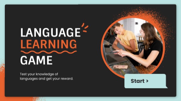 Language Learning Game | Genially