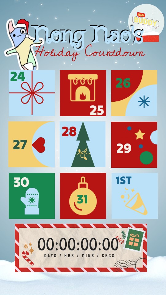 Nong Nao's Holiday Countdown