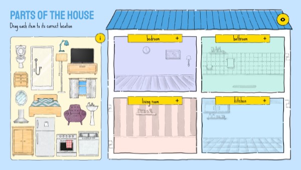 House Parts Game | Genially