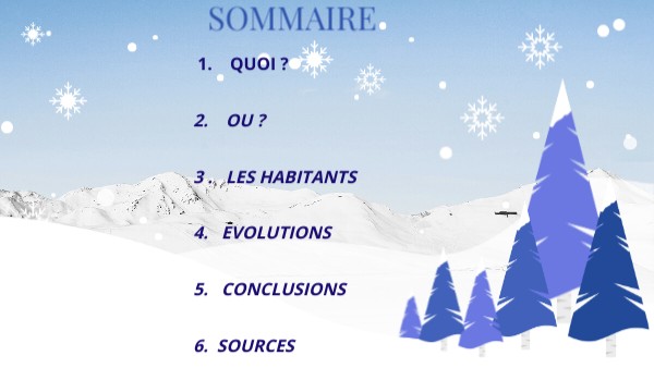 Présentation hiver | Genially