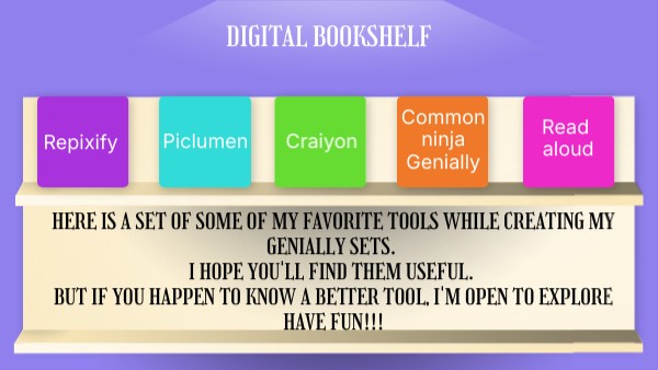 Digital bookshelf | Genially